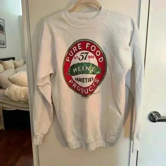 Tops | Vintage Heinz Pickle Logo Sweatshirt | Poshmark